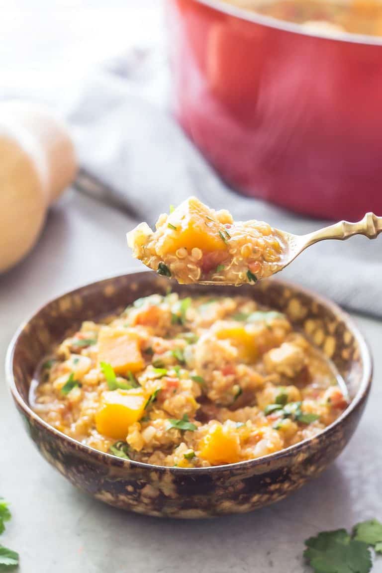 Butternut Squash Chicken Stew: Slow Cooker, IP, Stovetop