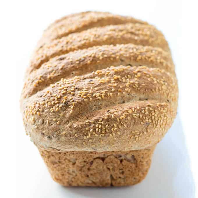 Whole Grain Spelt Bread Recipe with Flax and Sesame » LeelaLicious